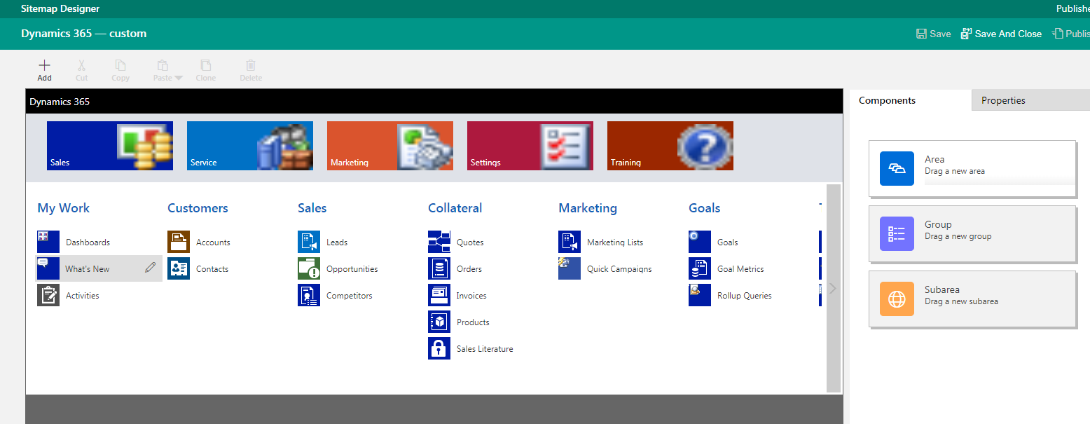 USING SITE MAP DESIGNER IN DYNAMICS 365 – DIY D365