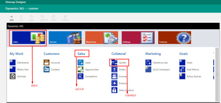 USING SITE MAP DESIGNER IN DYNAMICS 365 – DIY D365