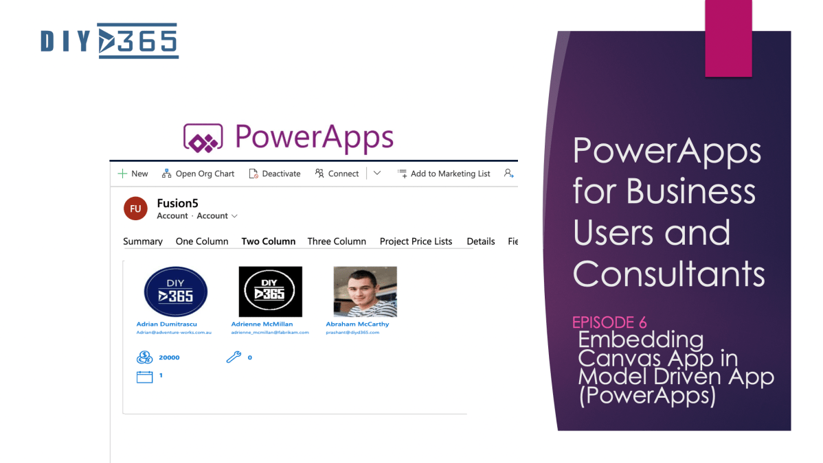 PowerApps for Business Users & Consultants: Episode 6- Embedding Canvas ...
